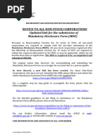 Mandatory Disclosure Form | PDF