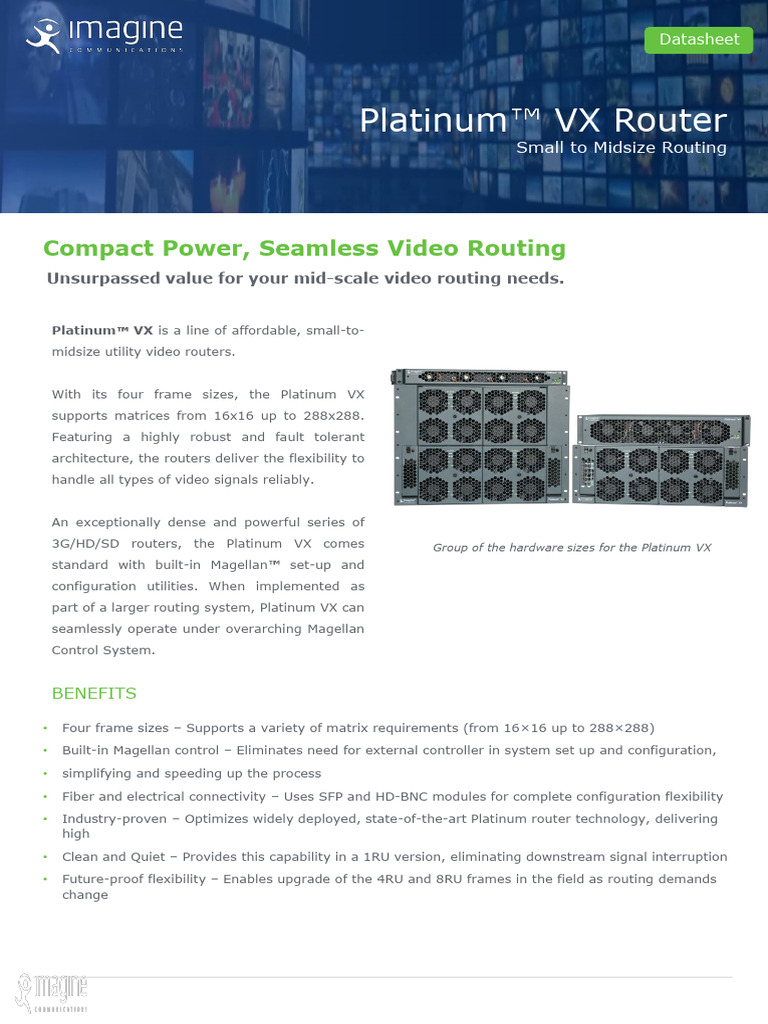 Platinum-VX Datasheet R1.1 | PDF | Telecommunications | Electrical Engineering
