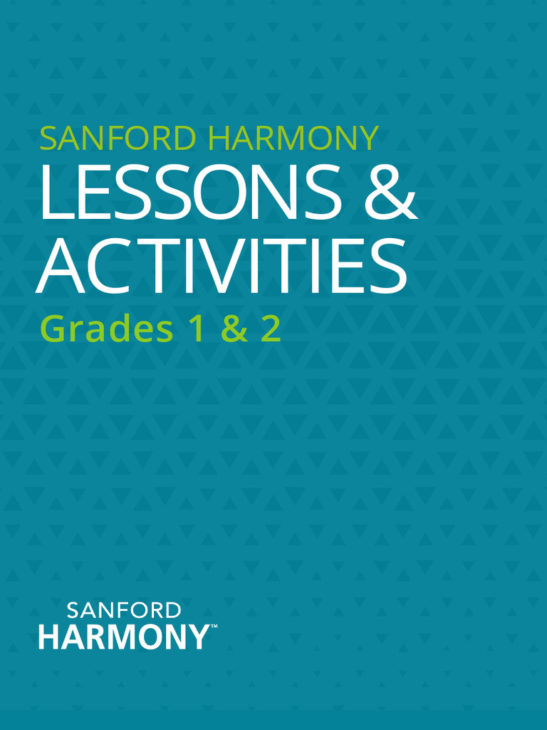 Sanford Harmony Lessons for Grades 1-2 | PDF | Learning | Friendship