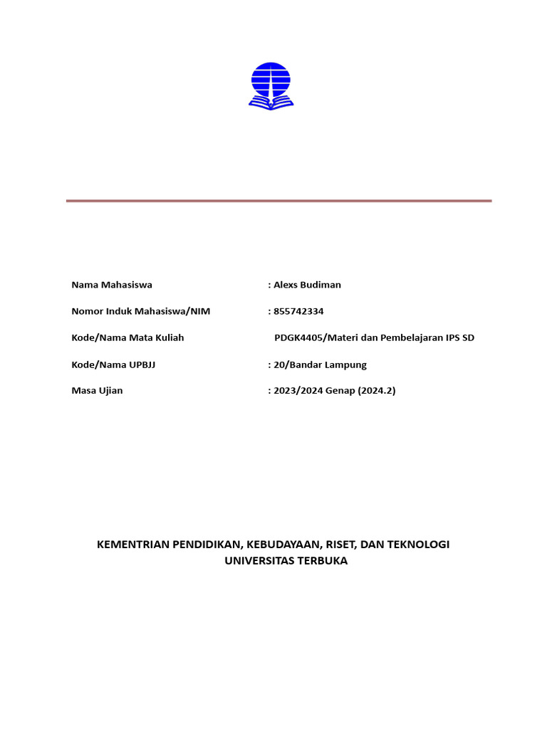 BJT3-MATERI Dan PEMBEL Di SD - ALEXS BUDIMAN | PDF