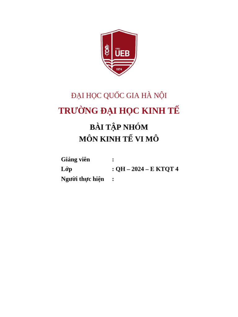 Kinh tế vi mô_Nhóm | PDF