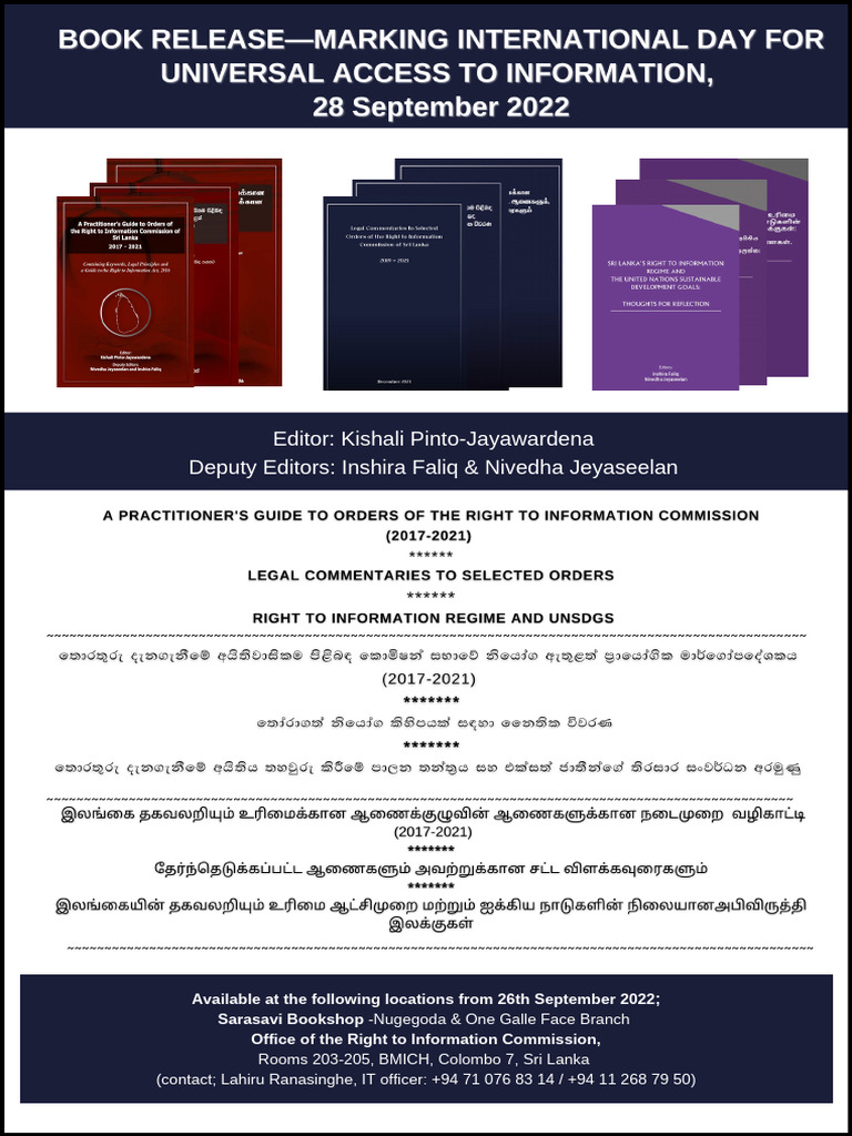 Right to Information Publication Locations | PDF