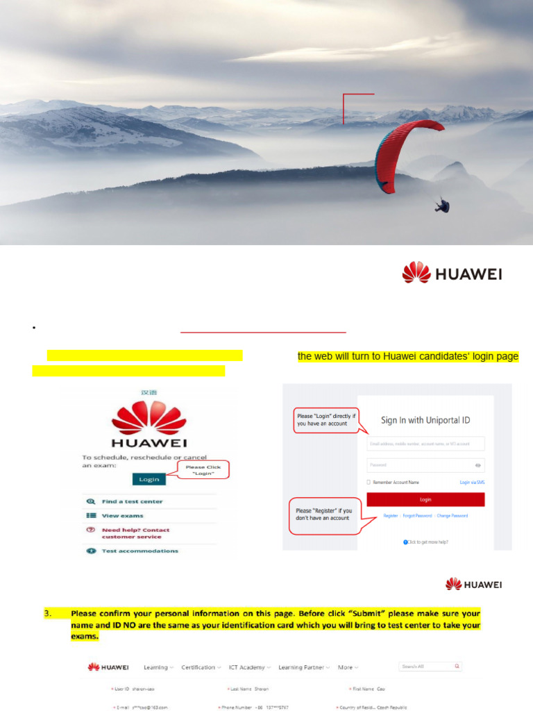 How To Book Your Exam in Vue Online | PDF