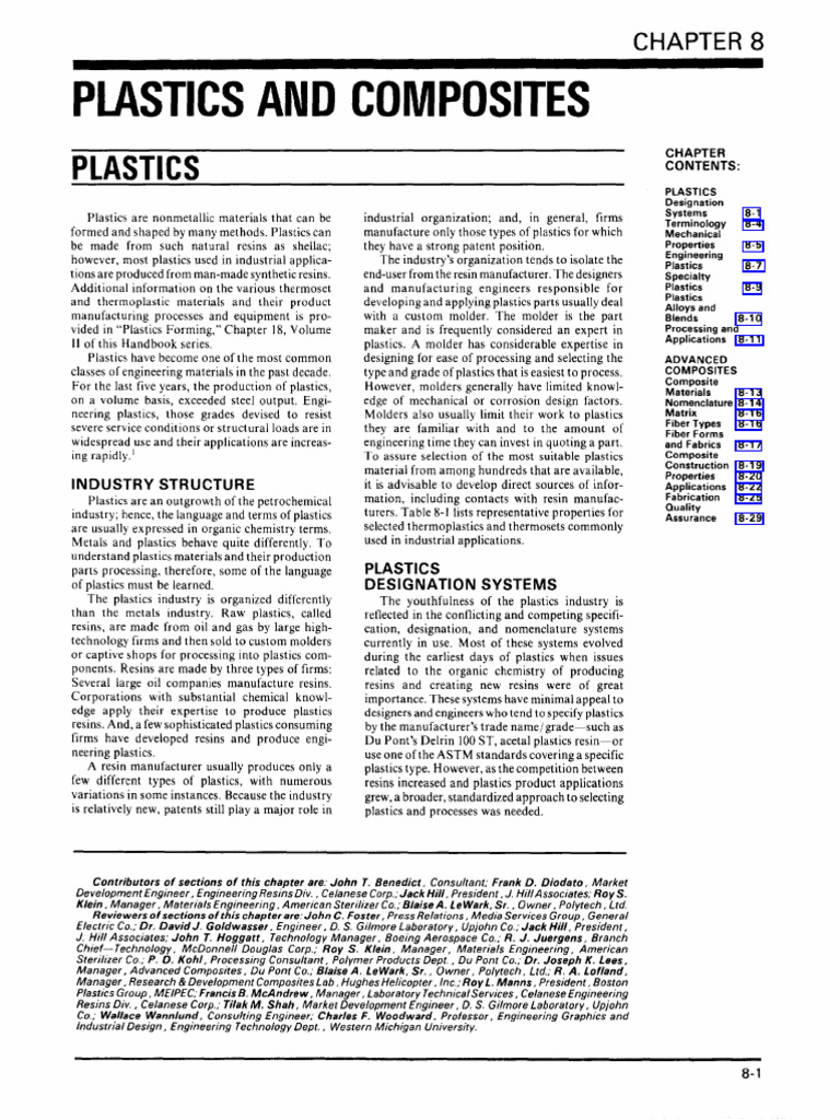 Chap 08 | PDF | Polymers | Plastic