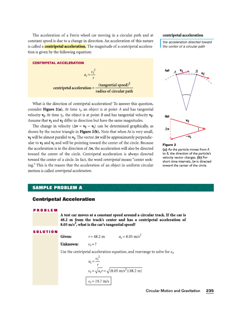 Physics Practice Exercise Circular Motion | PDF