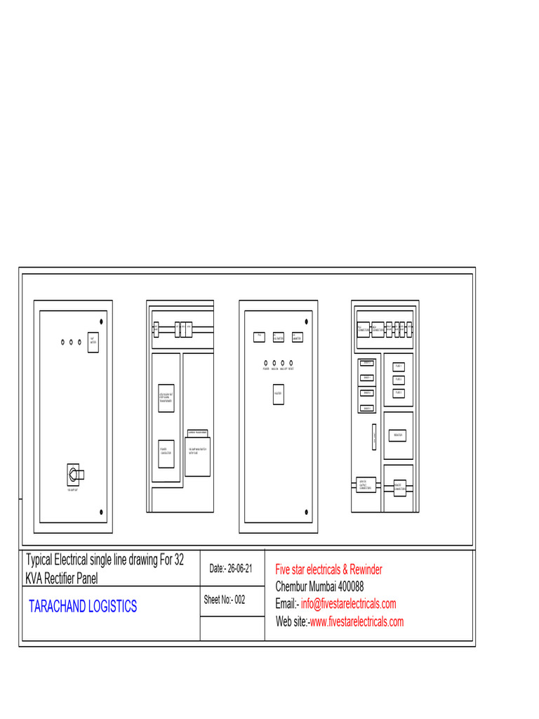 32 KVA Rectifier Panel Wiring Diagram | PDF | Rectifier | Electromagnetism