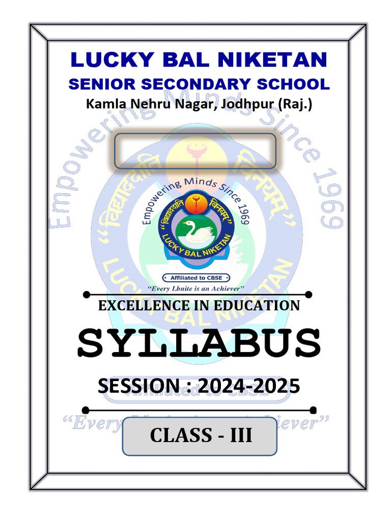 Class III Exam Schedule 2024-25 | PDF | Part Of Speech | Linguistics