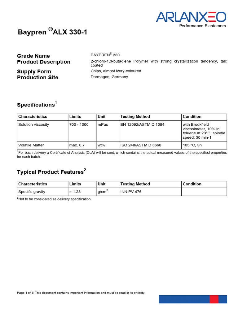 BAYPREN_ALX_330-1_ARL_01 | PDF
