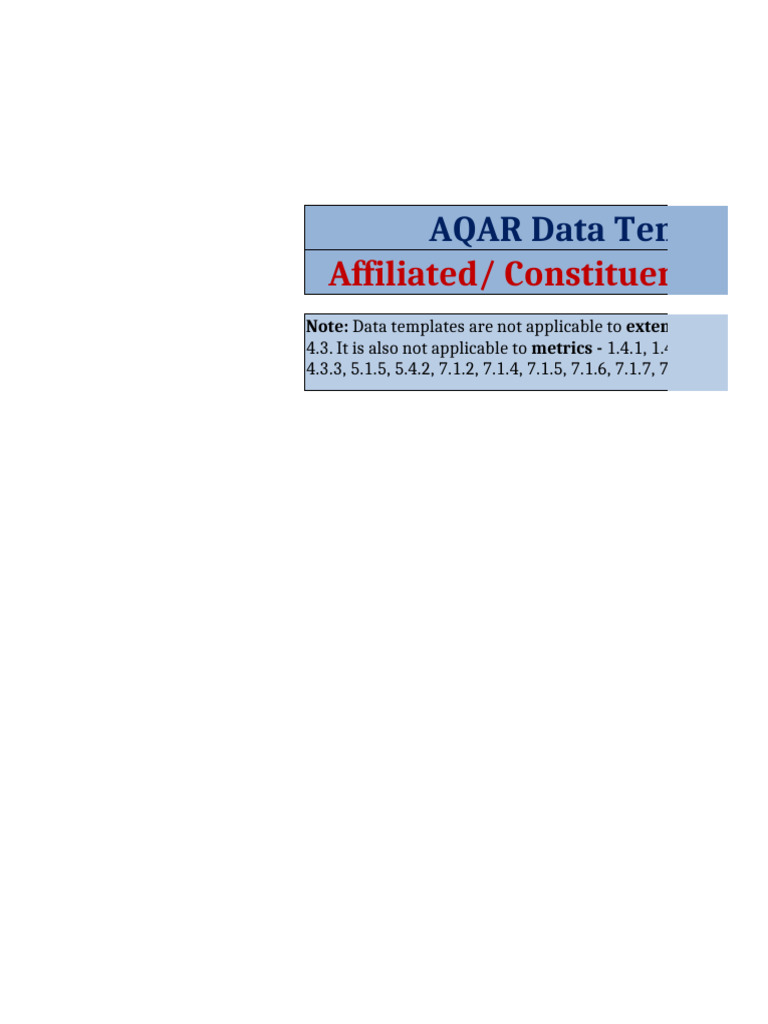 4data Template For Affiliated Constituent PG Colleges | PDF | Doctorate | Doctor Of Philosophy