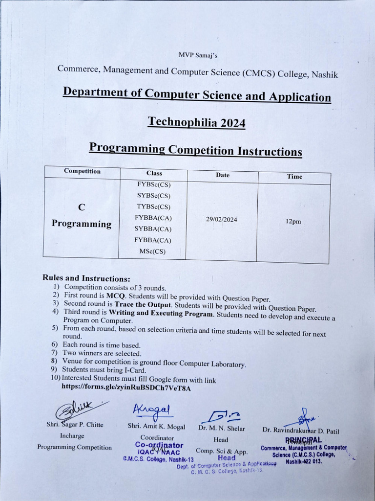 Programming Competition | PDF