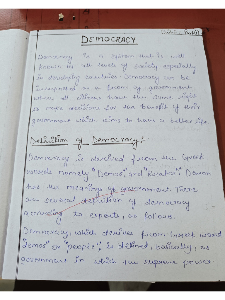 political science notes | PDF