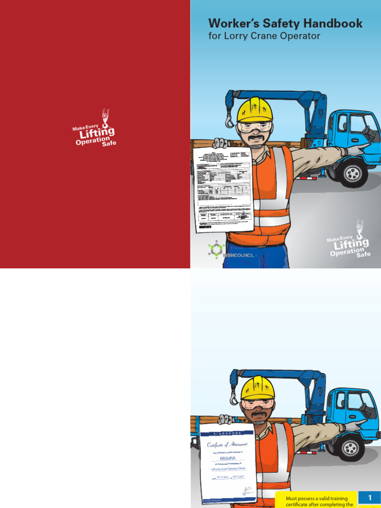 Worker's Safety Handbook | PDF | Crane (Machine) | Manufactured Goods