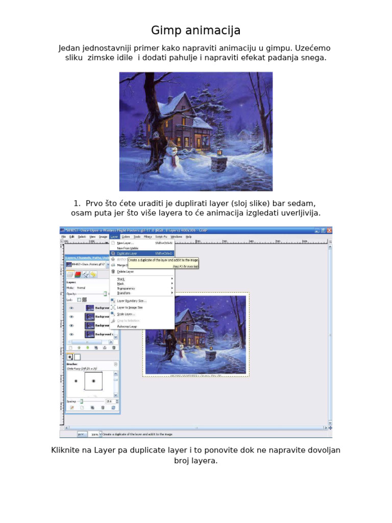 Gimp animacija | PDF