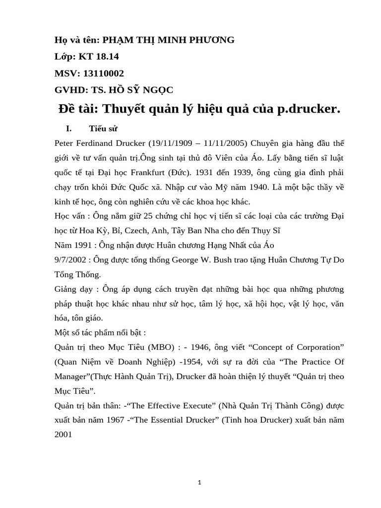 (123doc) - Thuyet-Quan-Ly-Hieu-Qua-Cua-P-Drucker | PDF