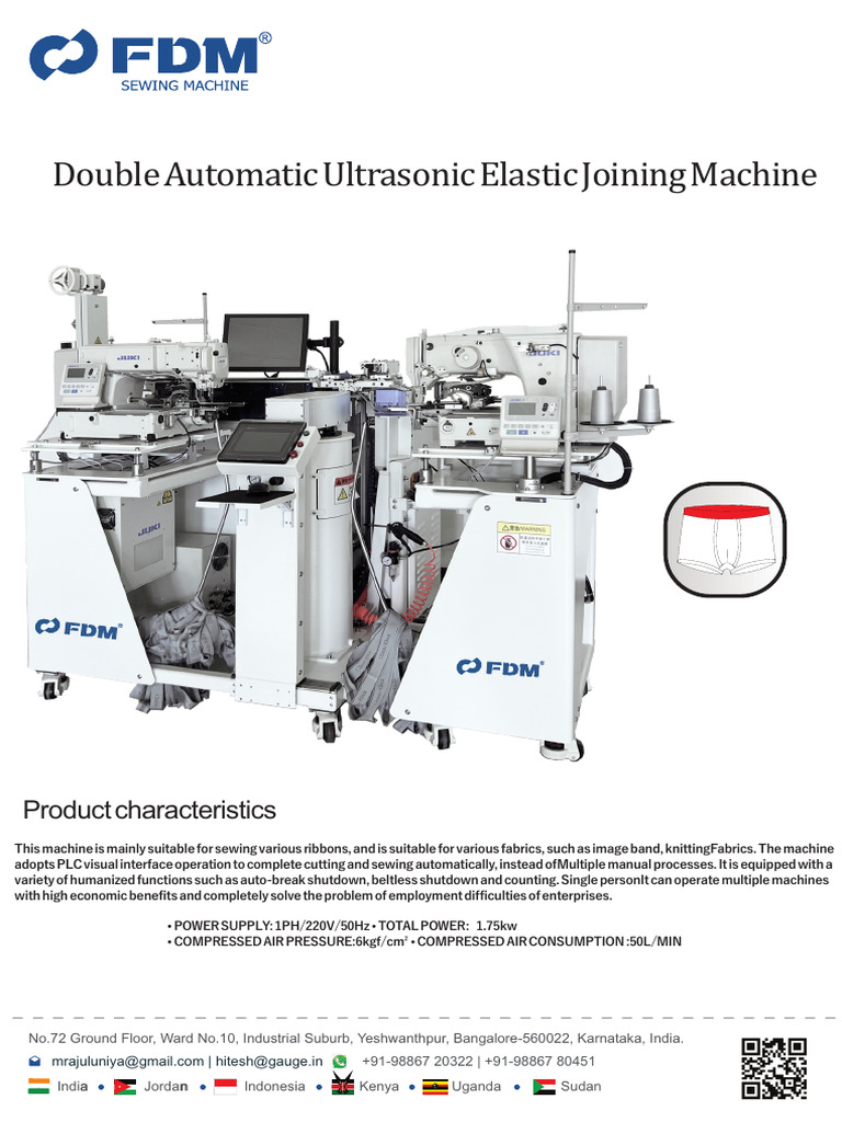 Double Head Elastic Joining Machine | PDF