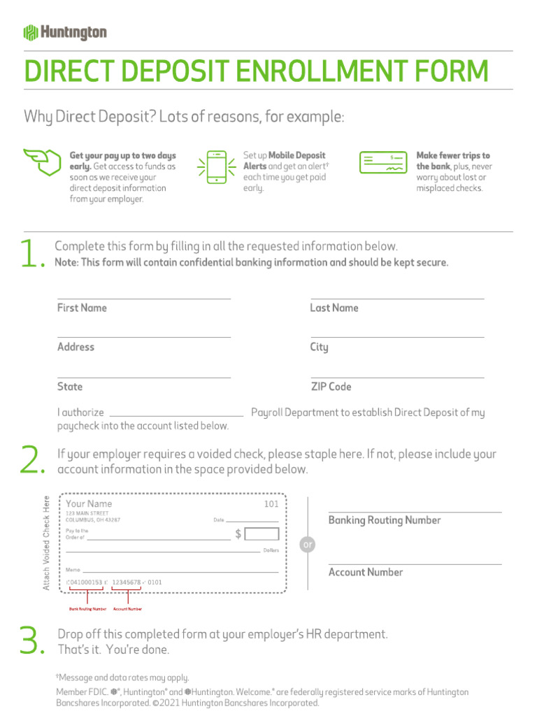 Direct Deposit | PDF