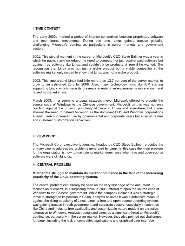 Case-study-G2 | PDF | Microsoft | Linux