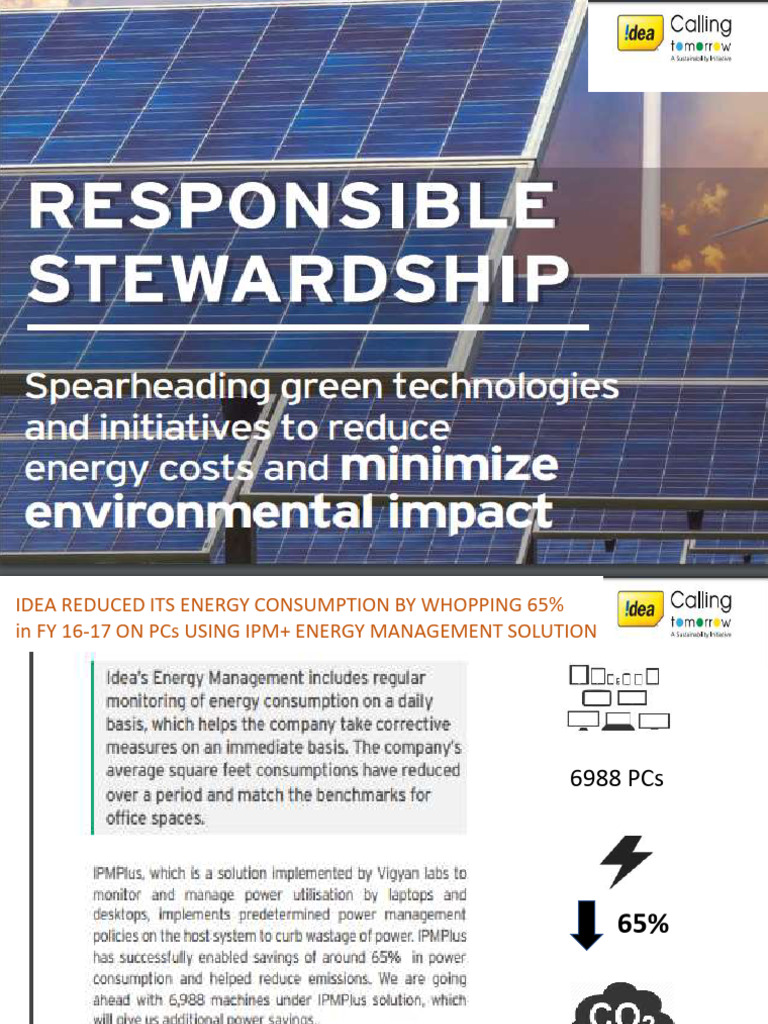 IDEA IPM+ Sustainability Report | PDF