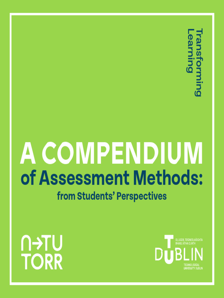 Compendium of Assessment Methods - From Students' Perspectives | PDF ...