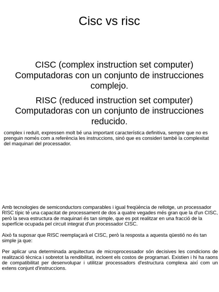Cisc Risc Pipe | PDF