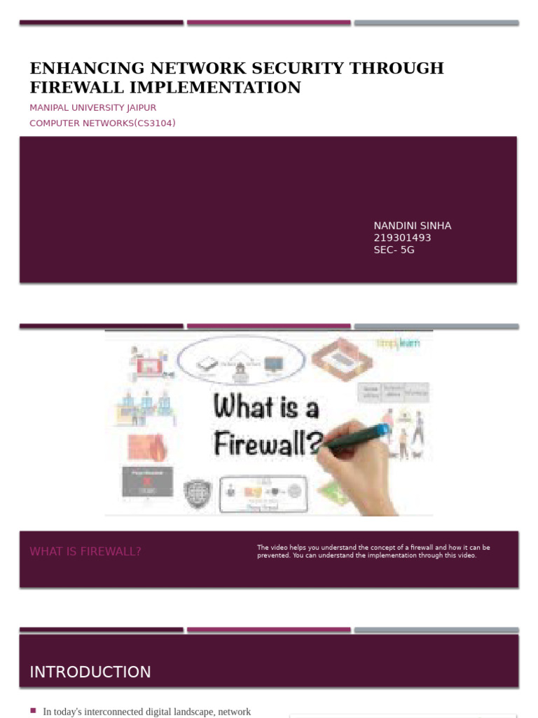 Enhancing Network Security Through Firewall Implementation | PDF ... Enhancing Network Security Through Firewall Implementation | PDF ...