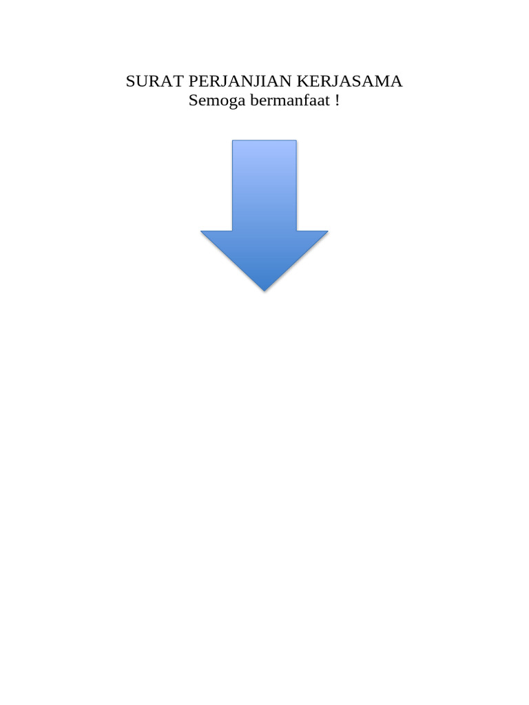 Surat Perjanjian Kerjasama Butik Pdf