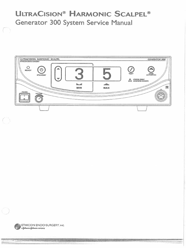 Ethicon Ultracison Ge300 | PDF