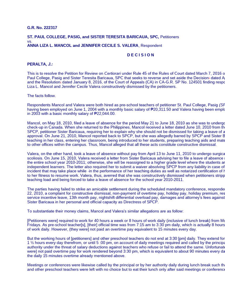 St. Paul College v. Ana Liza | PDF | Appellate Court | Appeal