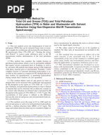 ASTM D7678: Oil and Grease Testing Method | PDF | Petroleum | Sulfuric Acid