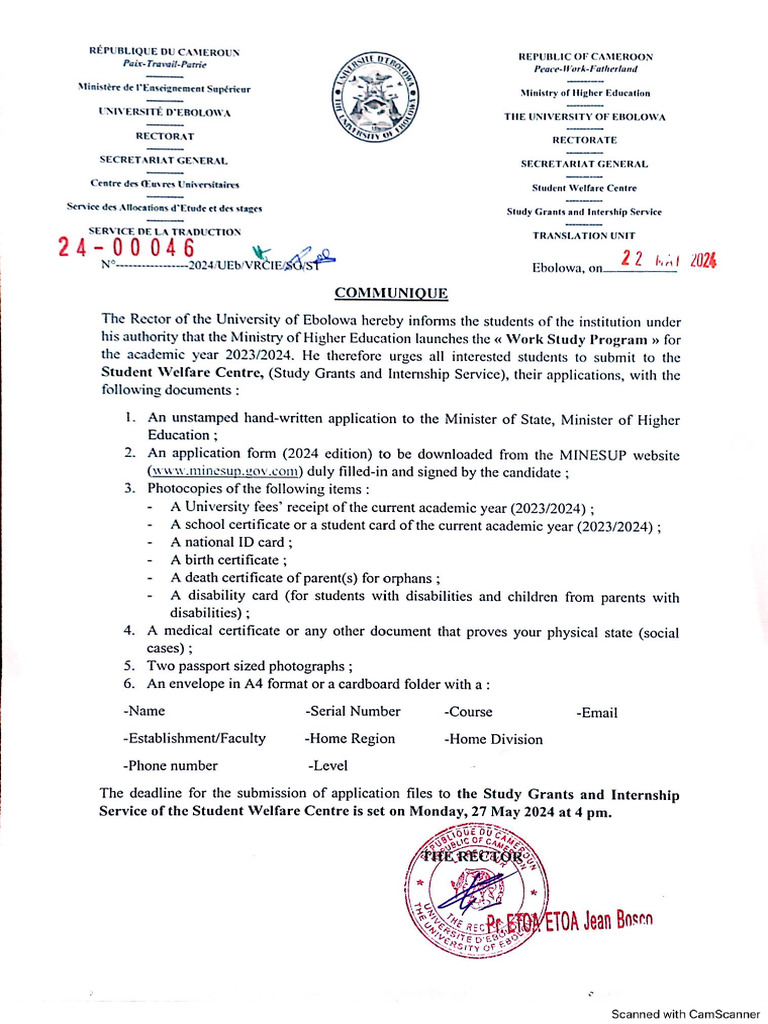 Work Study Program | PDF