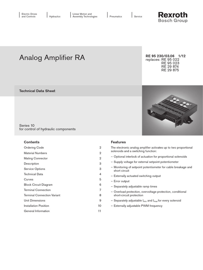 RA2-1_10 | PDF | Amplifier | Switch