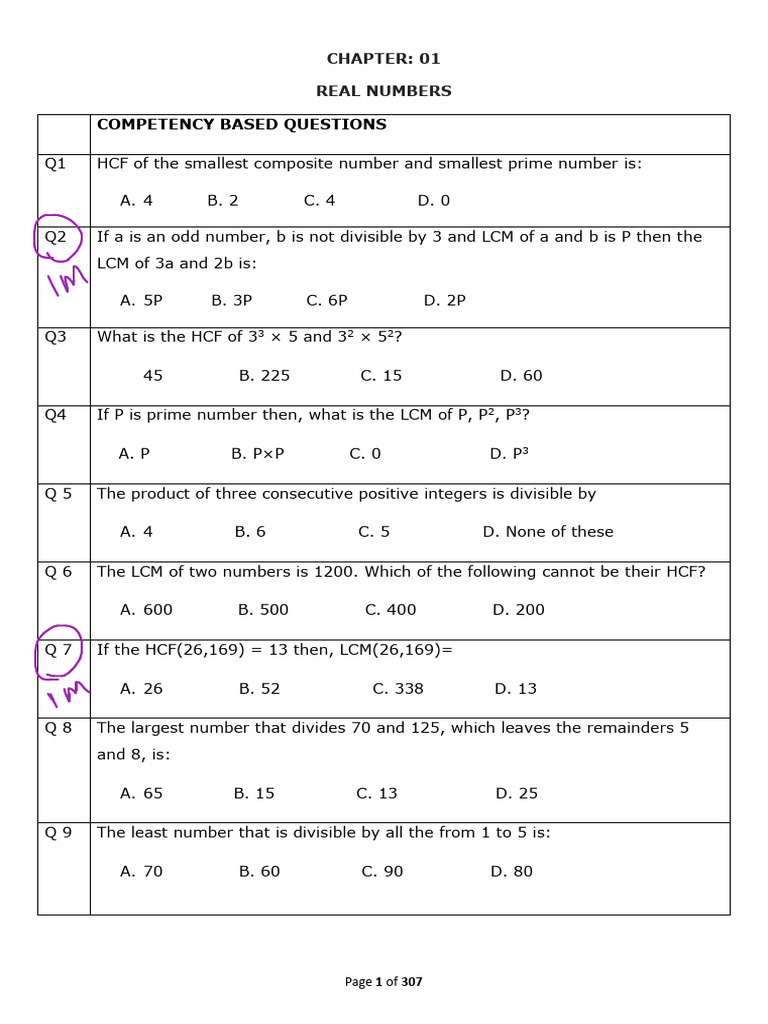 MATHS Class X Question Bank 2022-23 | PDF | Circle | Sphere