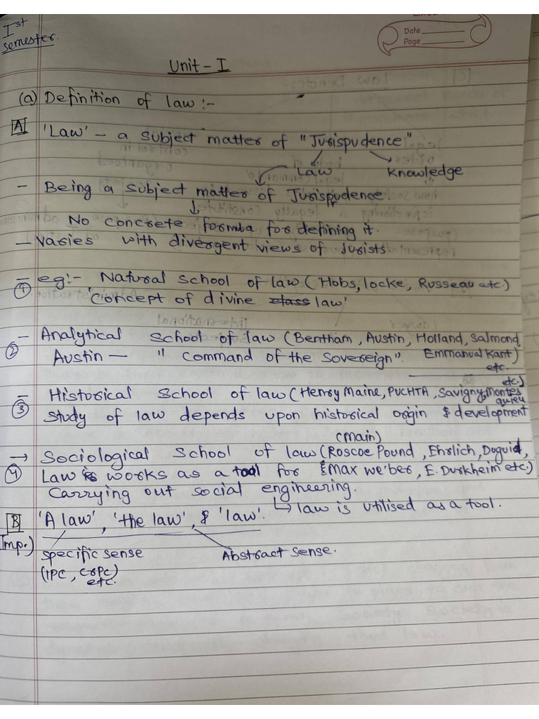 Legal method[1] notes | PDF