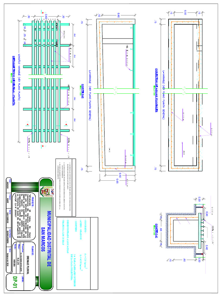 Dren Recolector DETALLE | PDF