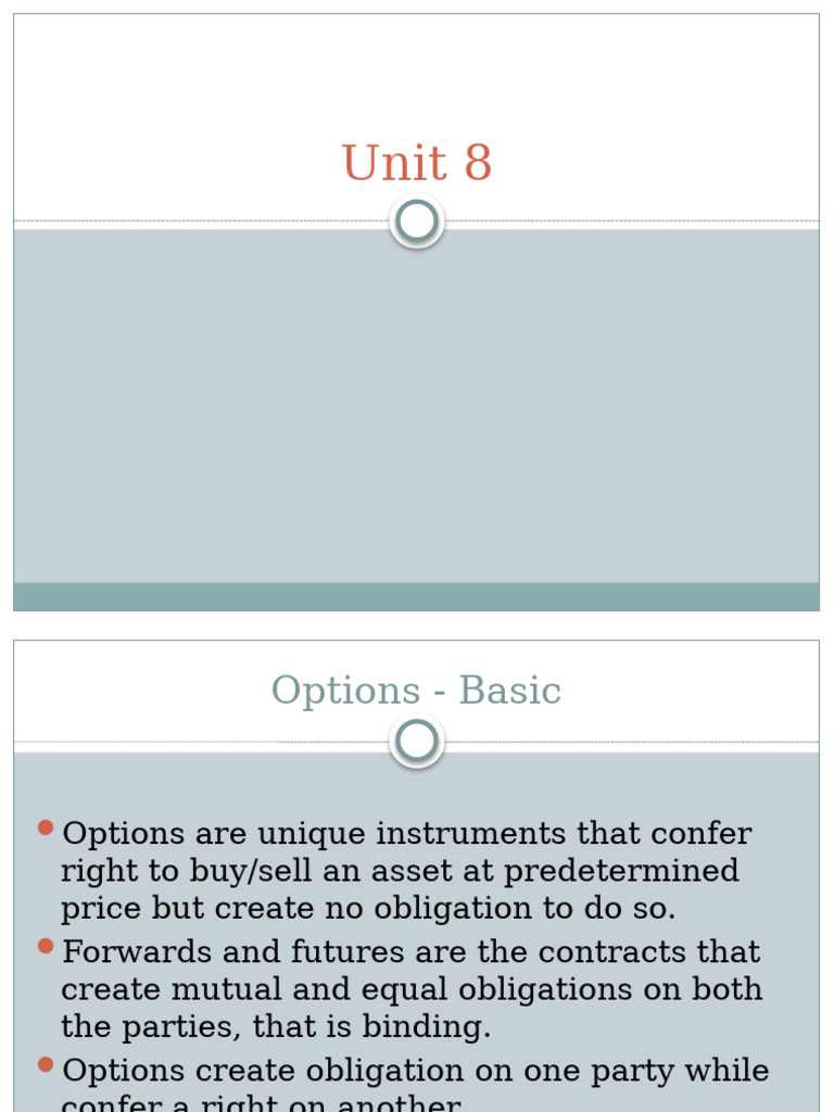 Options Basics | PDF | Put Option | Option (Finance)