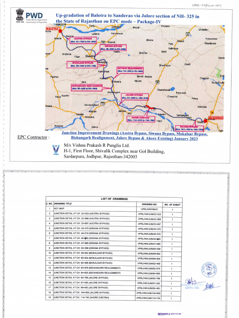 Junction Improvement Drawings | PDF