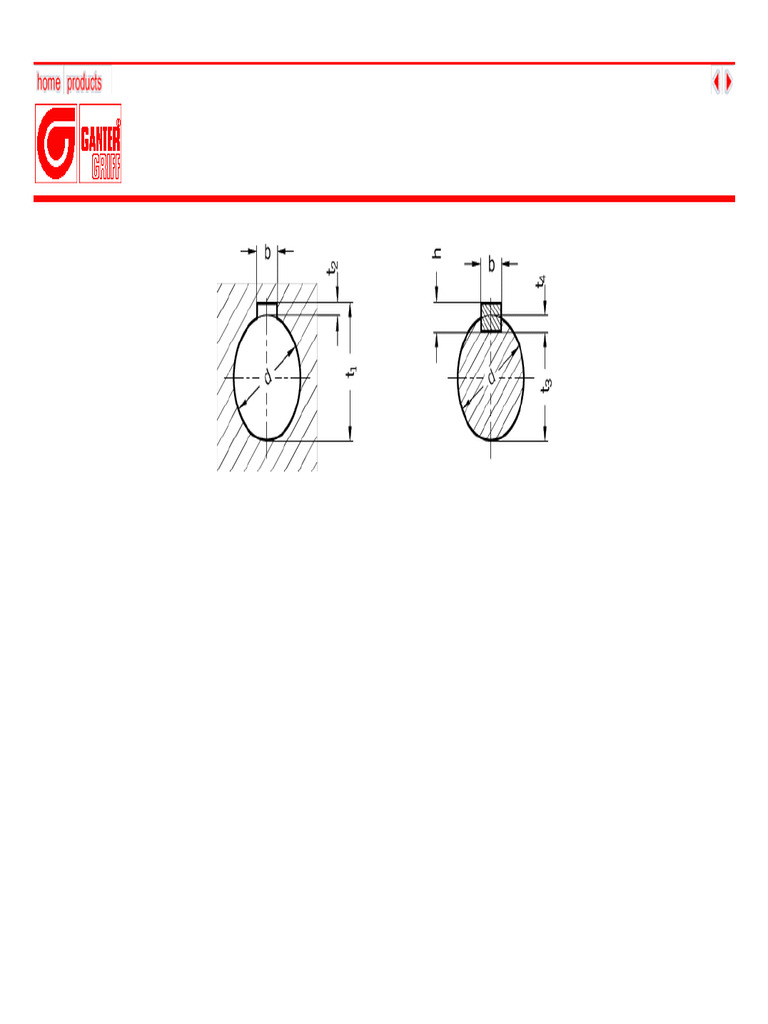 Keyway and Key Details DIN 6885-2 | PDF
