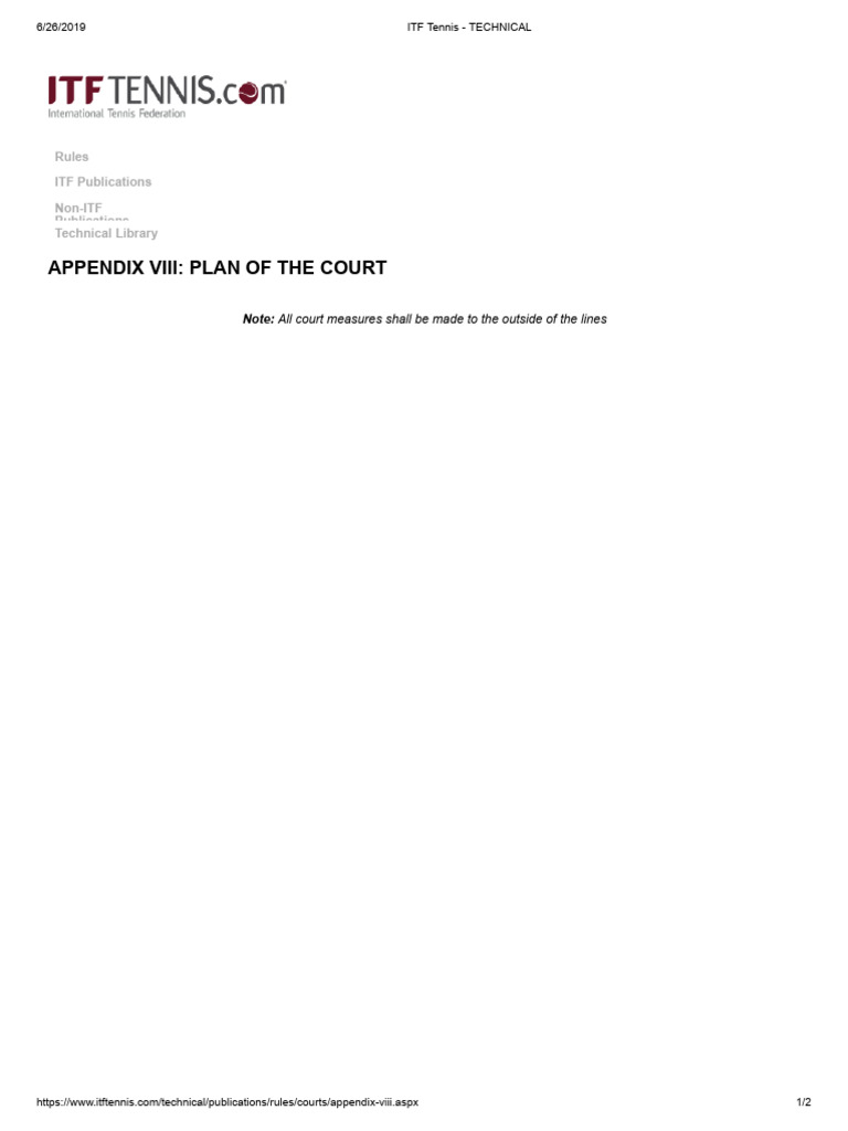 ITF Tennis - TECHNICAL 3 | PDF