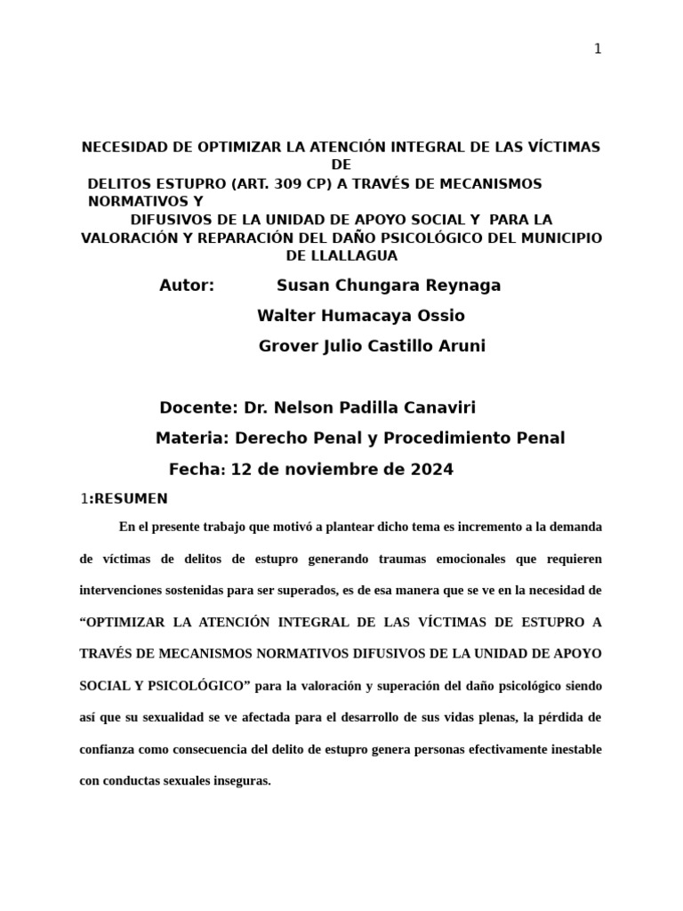 SUSAN | PDF | Sicología | Justicia