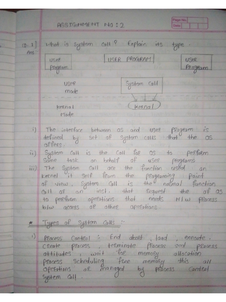 OSY Assignment 2&3 | PDF