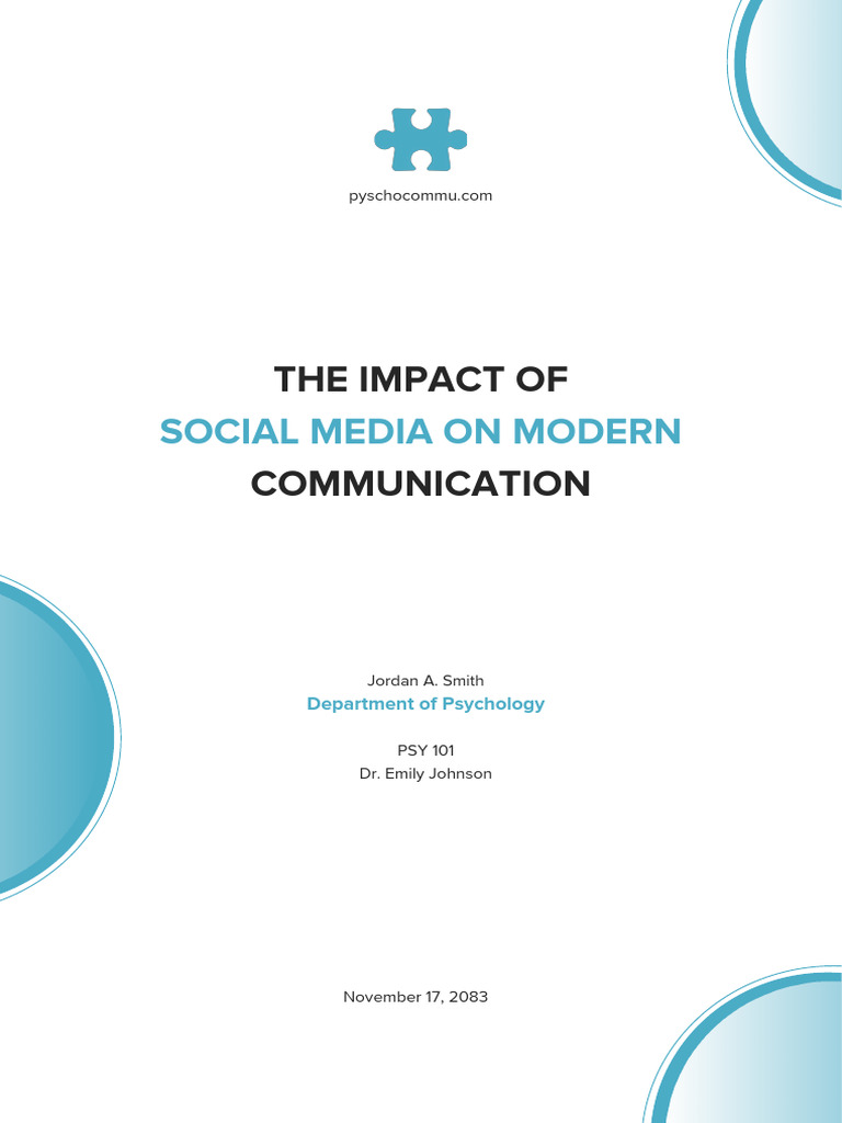 Front Page Assignment Template | PDF