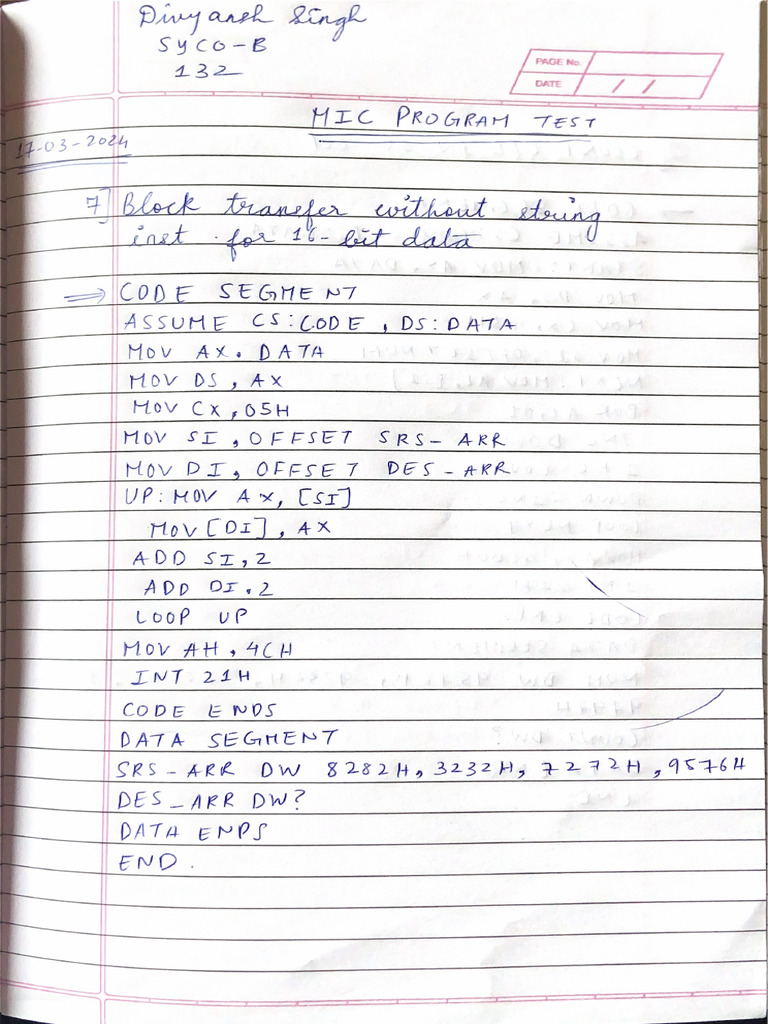 Mic 132 Divyansh | PDF