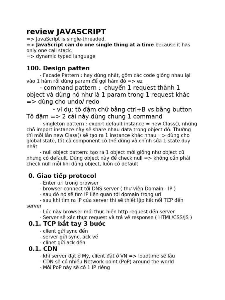 review JAVASCRIPT 111 | PDF