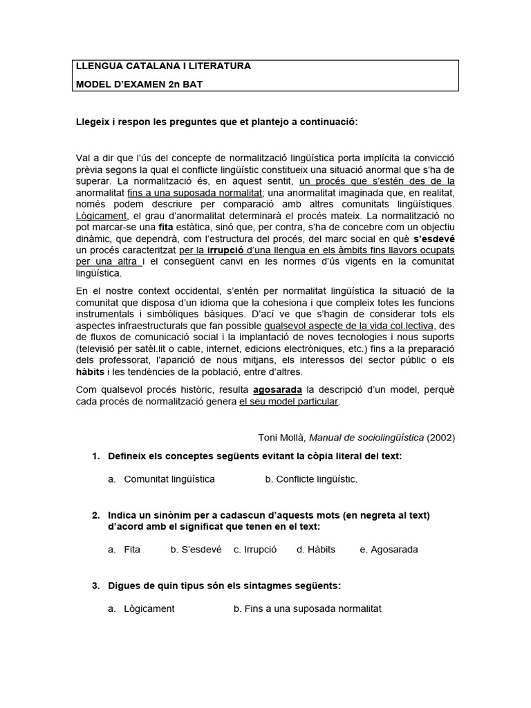 Model Examen | PDF
