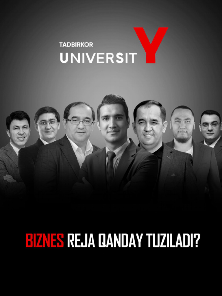 Biznes Reja Qanday Tuziladi | PDF
