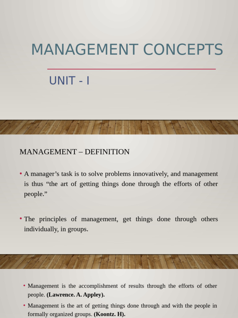 MANAGEMENT CONCEPT | PDF | Corporate Social Responsibility | Leadership