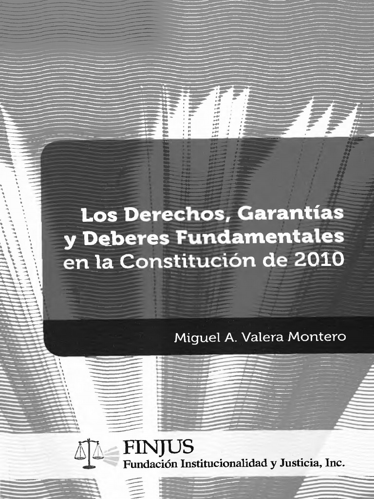 (2012) de Los Derechos, Garantias y Deberes Fundamentales en La Constitucion Dominicana de 2010 ...