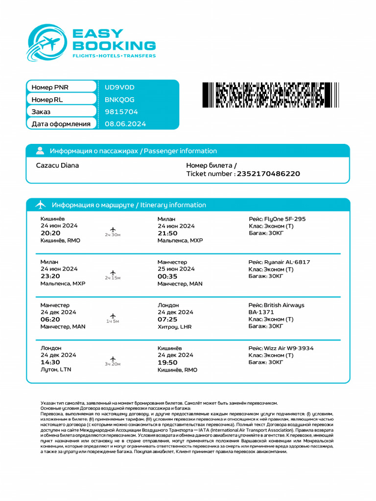 BP - EasyBooking - Cazacu Diana | PDF