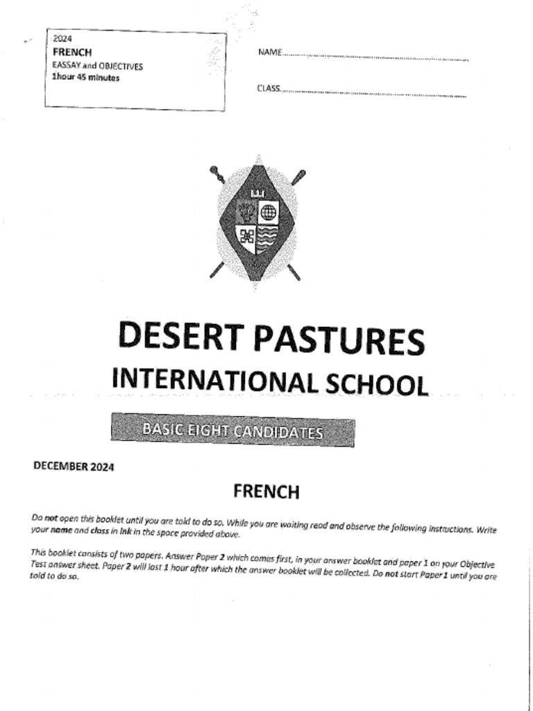 Basic 8 French | PDF