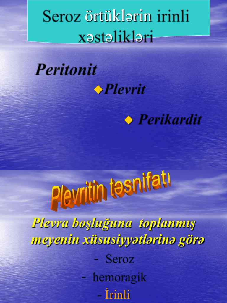 PERİTONİT | PDF